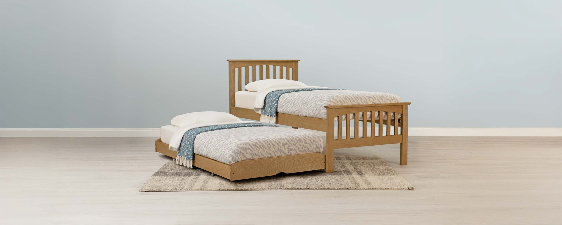 Natural Oak Storage Beds with Drawers – The Oak Bed Store