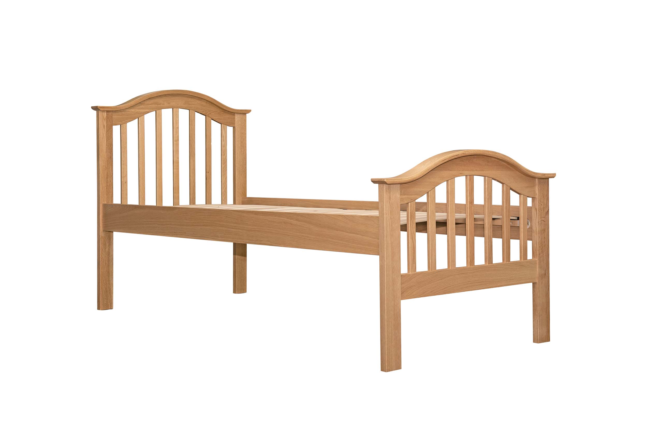 Chelsea Solid Natural Oak Bed - 2ft6 Small Single - B Grade – The Oak ...