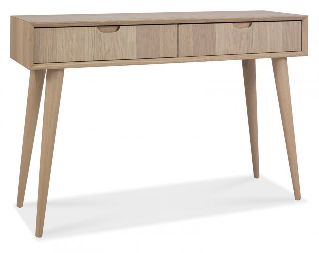 Dana Scandi Oak Console Table with Drawers – The Oak Bed Store