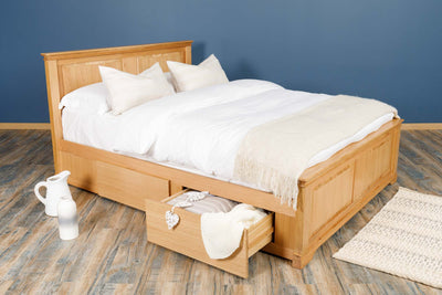 Storage Beds with Drawers – The Oak Bed Store